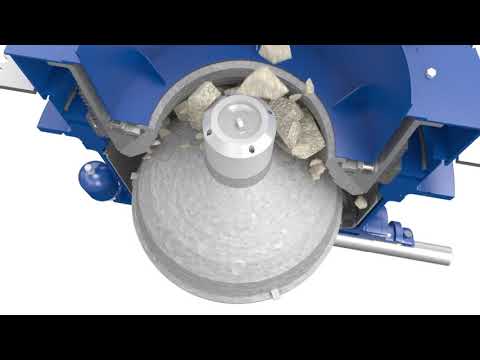 kleemann cone crusher animation
