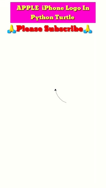 Make Apple Logo In Python Turtle |Apple Logo Drawing Using Python ...