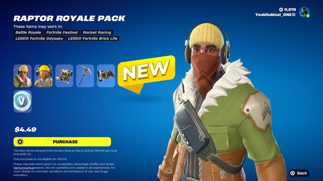 *NEW* RECON RAPTOR BUNDLE ! February 25th , 2025 Fortnite ItemShop ...