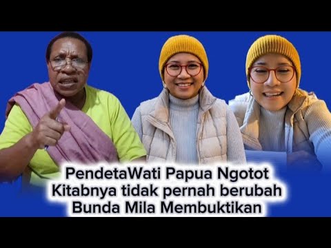 PendetaWati Papua tetap ngotot kitabnya tidak pernah dirubah #ustadzyusuffi #bundamilaamrik
