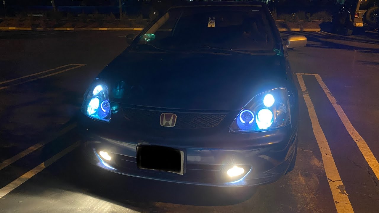 Fog Lights on the EP3 Short Vid - YouTube