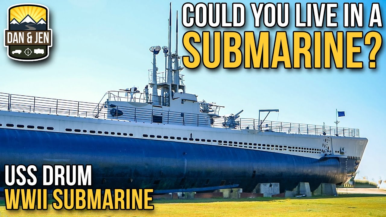 WWII SUBMARINE TOUR - USS Drum - Gato Class Submarine - Mobile, Alabama ...