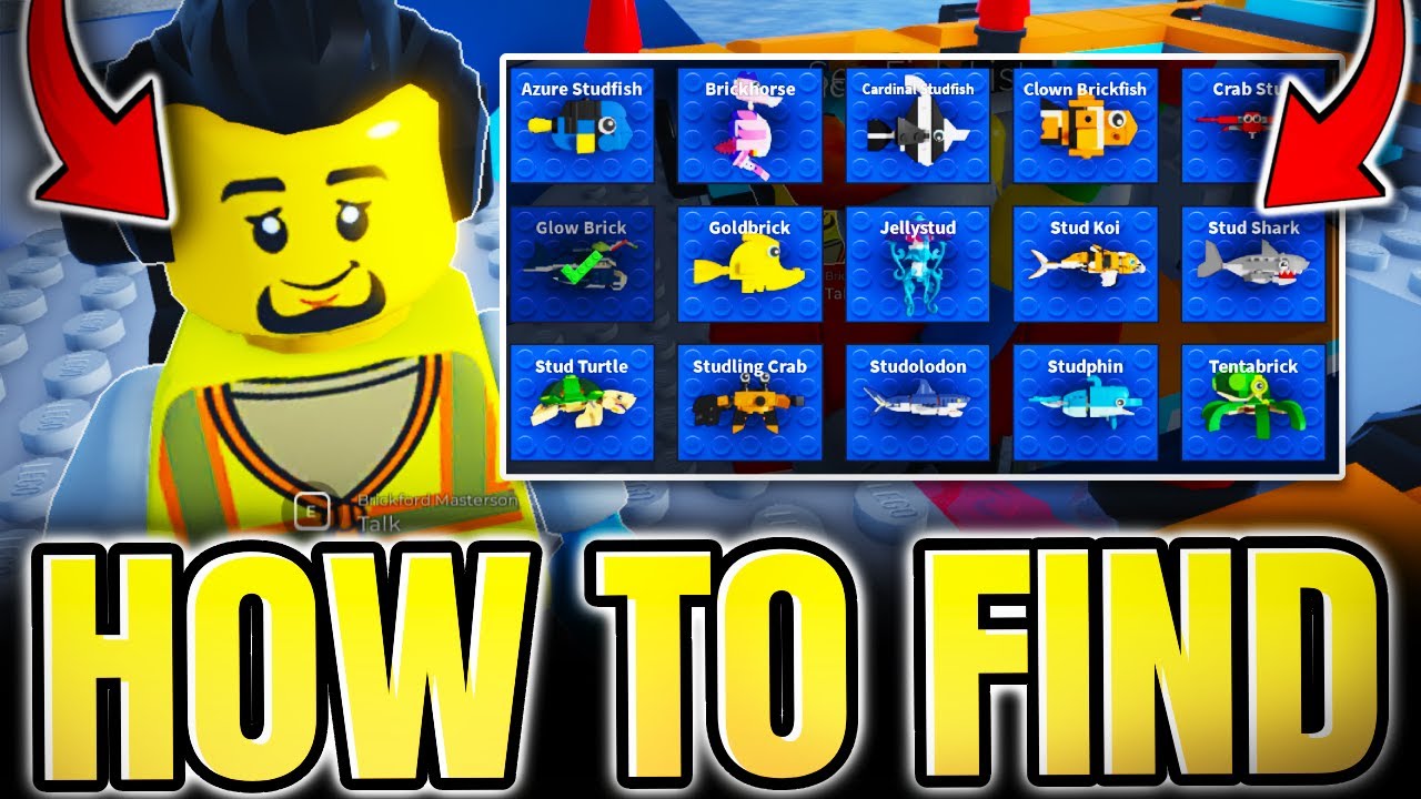BRICKFORD QUEST - HOW TO COMPLTE (ALL LEGO FISH LOCATIONS) in FISCH ...