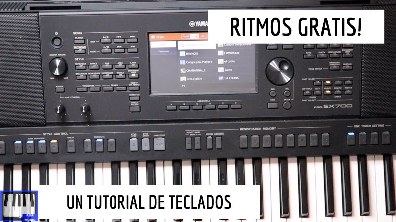 YAMAHA PSR Y PSR SX TUTORIAL BASICO - YouTube