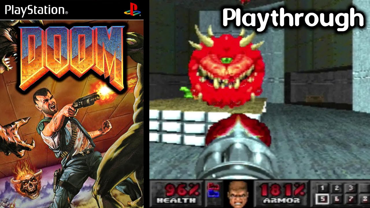 DOOM (PS1) - Playthrough - (1080p, original console & Composite Video ...
