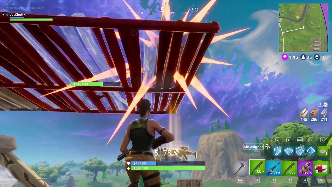 Fortnite| Epica Victoria final 2vs1!!!! la minigun me jodio| BatChaK ...