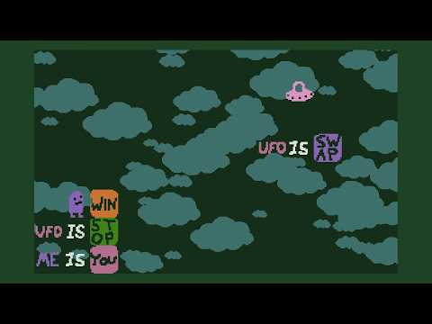 [Escalation] 1-09: UFO Is Swap - Hint & Solution | Baba Is You Custom Level Pack