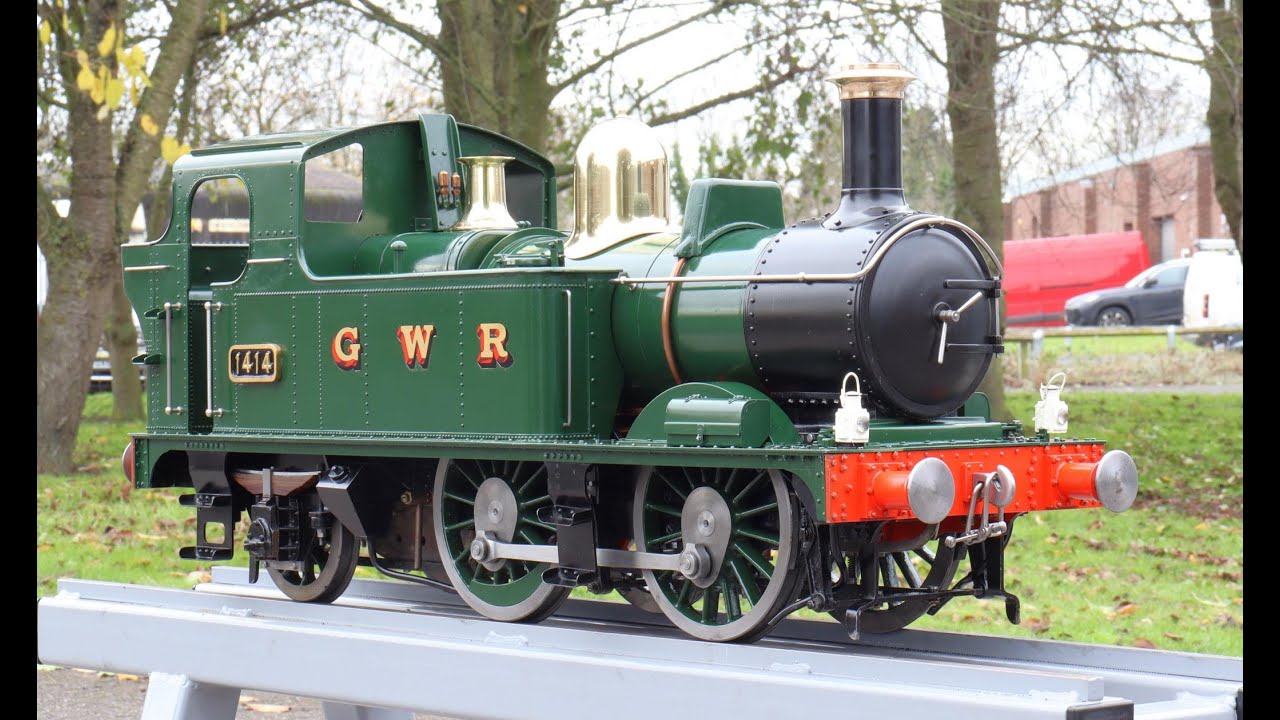 5 inch gauge GWR 14XX 0-4-2T - YouTube
