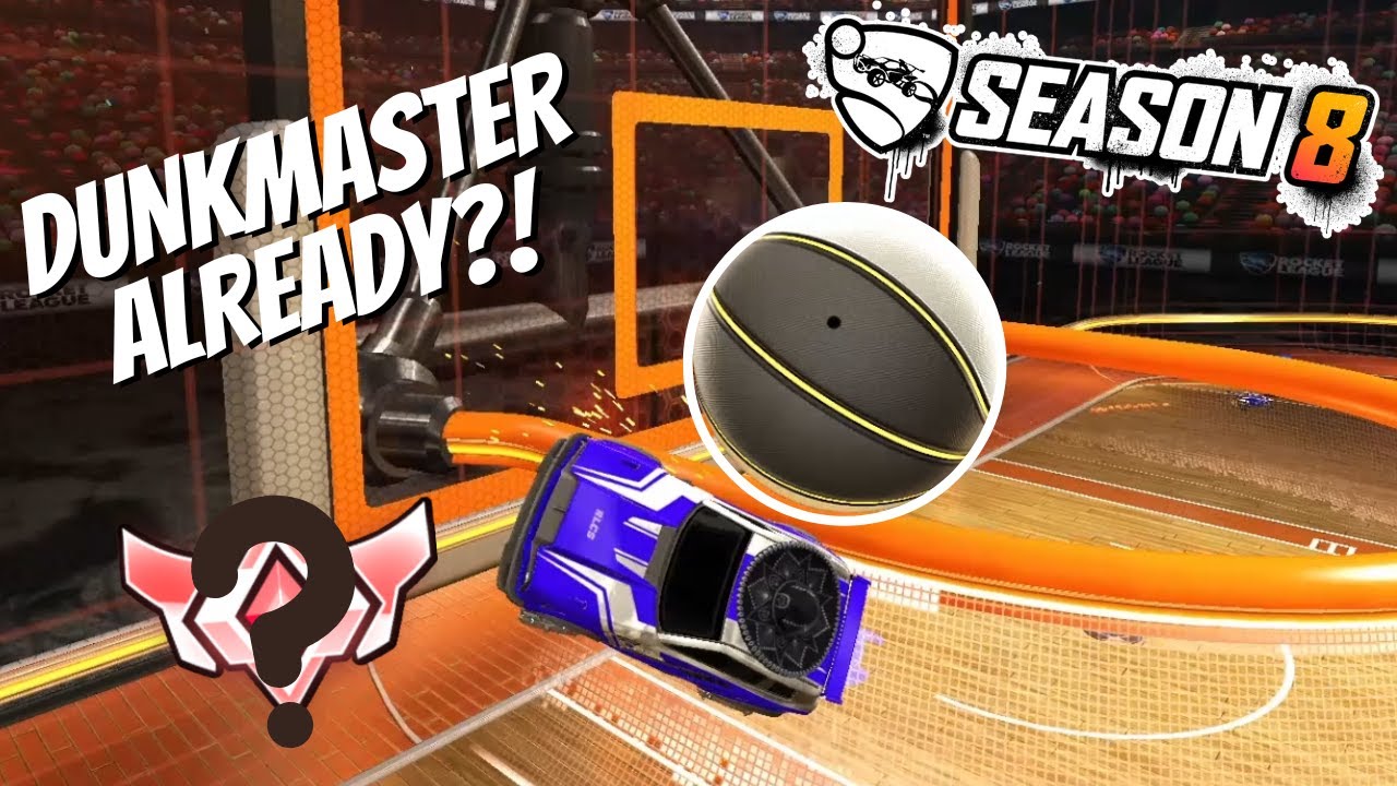 SEASON 8 DUNK MASTER ALREADY?! - Rocket League Hoops Road to SSL #1 ...