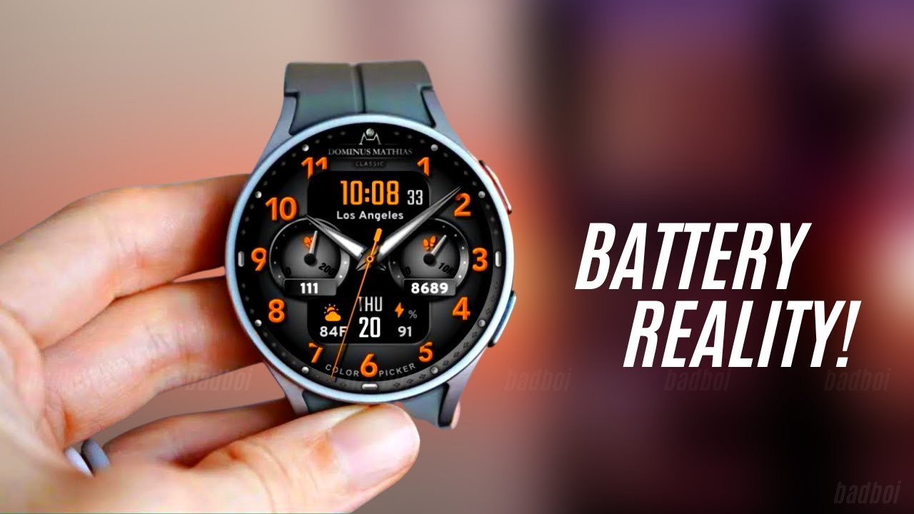 Samsung Galaxy Watch 6 Classic - Battery Life Reality! - YouTube