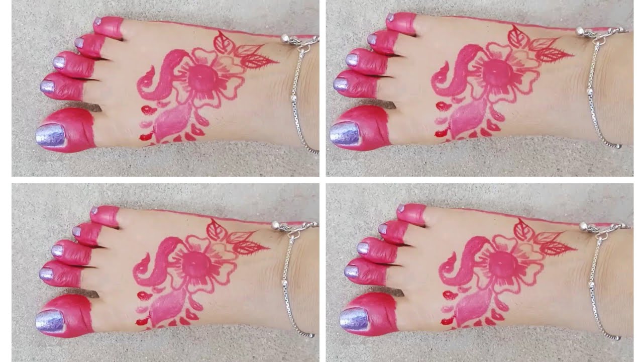 peacock alata design on feet _beautiful alata design _best mahawar ...