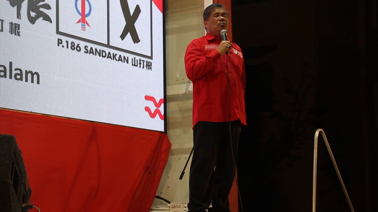 YB Mat Sabu Ceramah Bersama VIVIAN Wong Shir Yee Calon PRK Sandakan ...