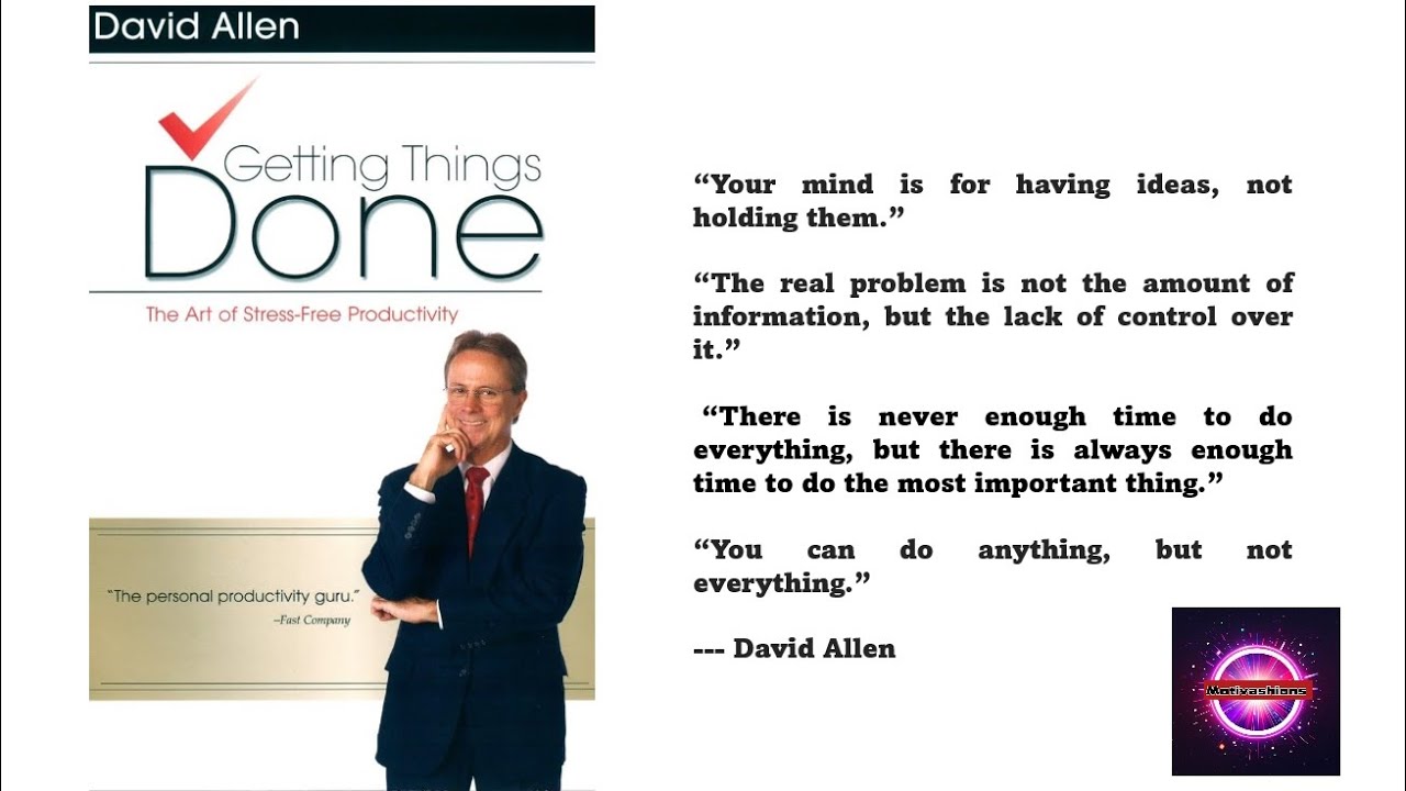 Book Summary (Key Learnings) of "Getting Things Done" by David Allen.# ...