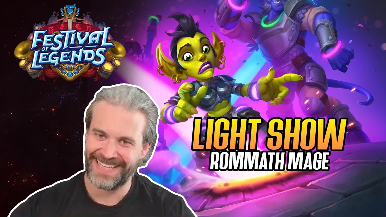 (Hearthstone) NEW CARDS! Lightshow Rommath Mage - YouTube