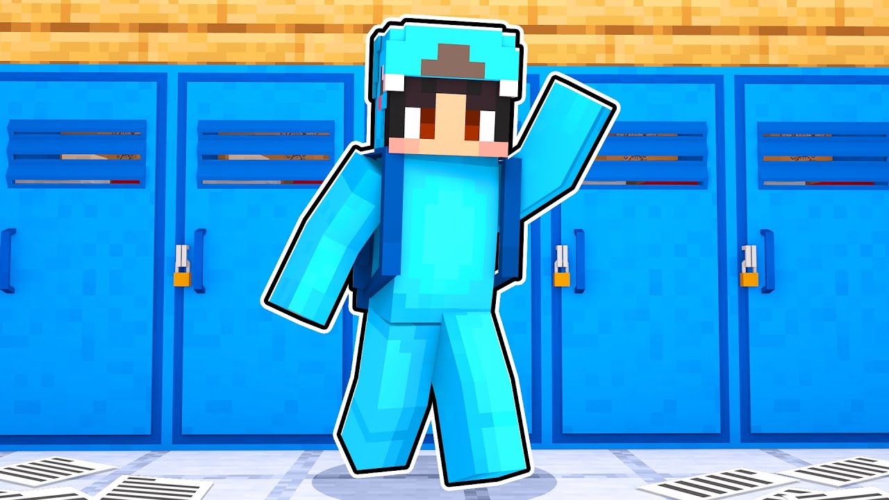My FIRST Day at School! Minecraft Roleplay! - YouTube