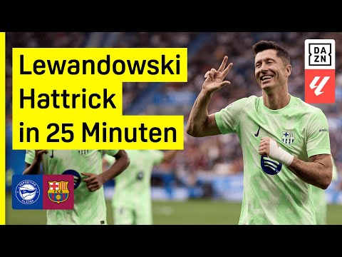 Lewandowski on fire! Barca verteidigt die Tabellenführung: Alaves - FC Barcelona | LaLiga | DAZN