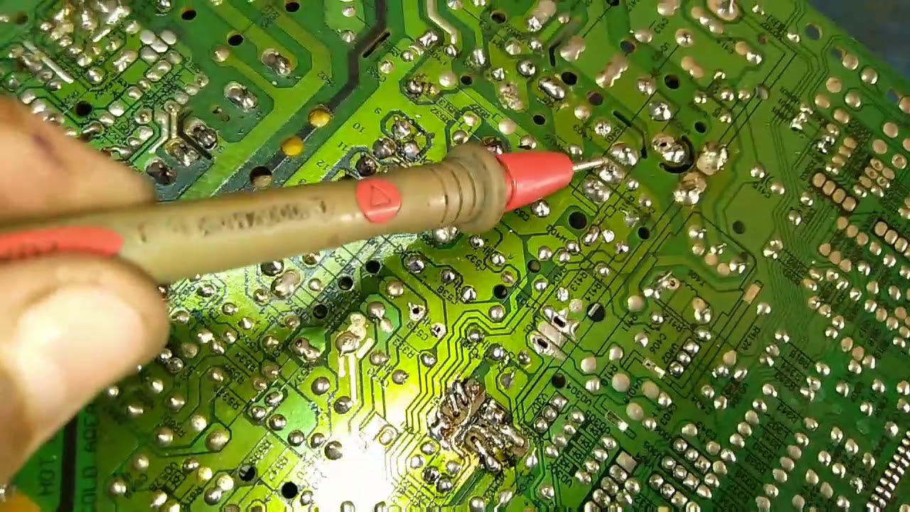 STV9302A VERTICAL IC PIN VOLTAGE. Vertical problem repair, - YouTube