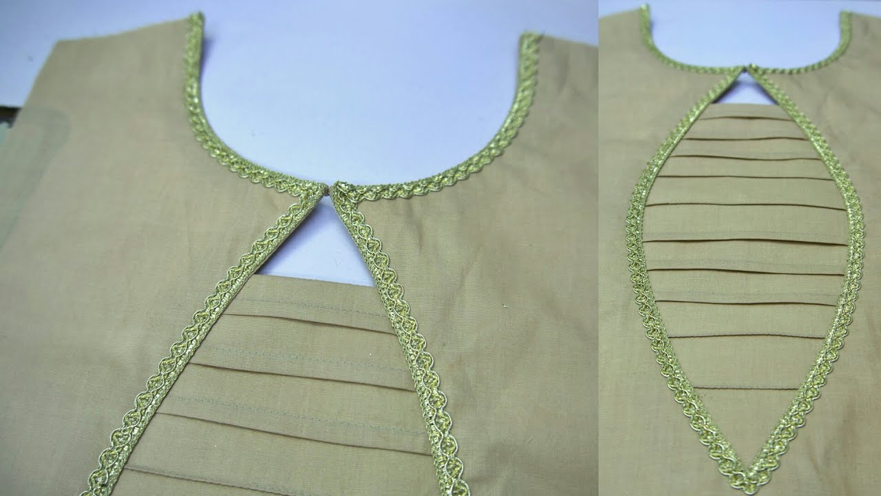 Gorgeous Neck Design with Lace by STYCH STUDIO - YouTube