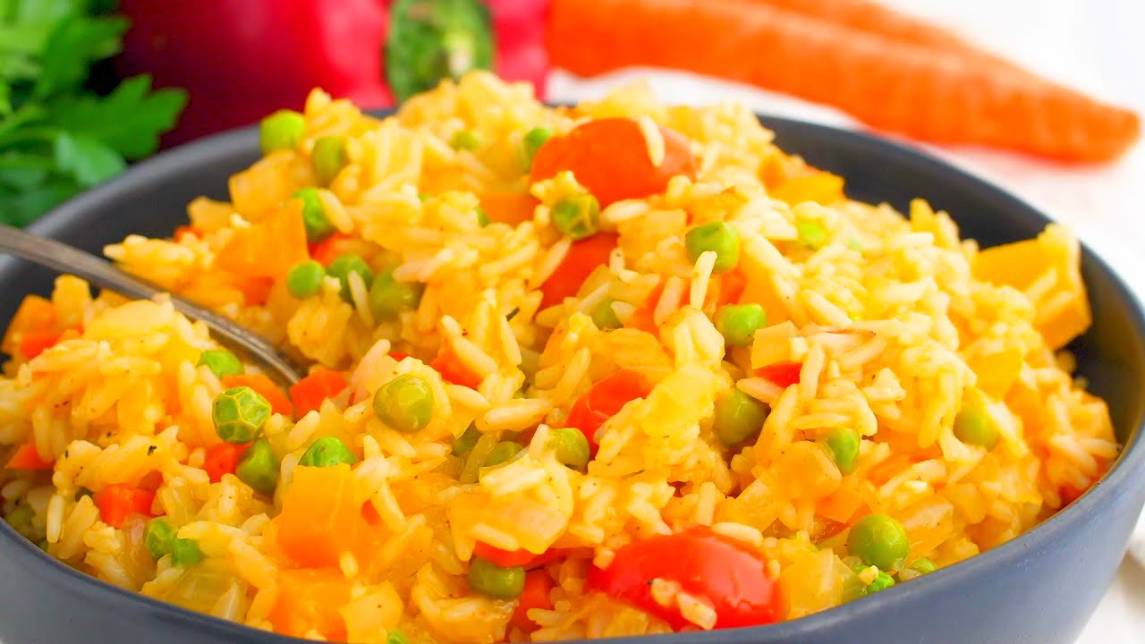 One-Pot Spicy Vegetable Rice - YouTube