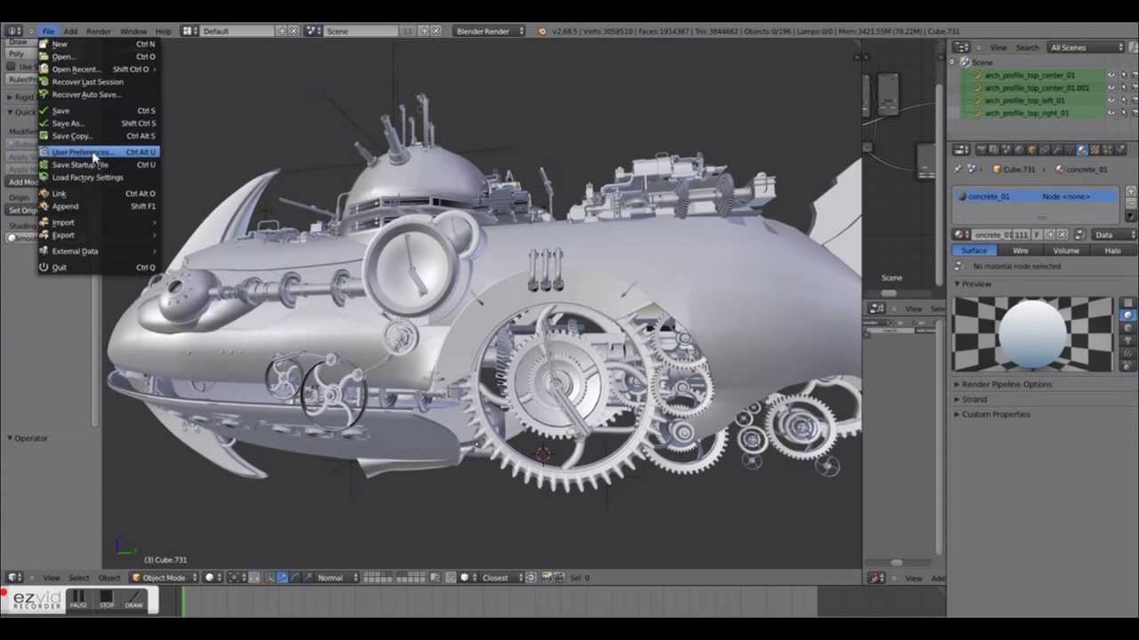 Blender Quick tip №3. Wireframe over mesh - YouTube