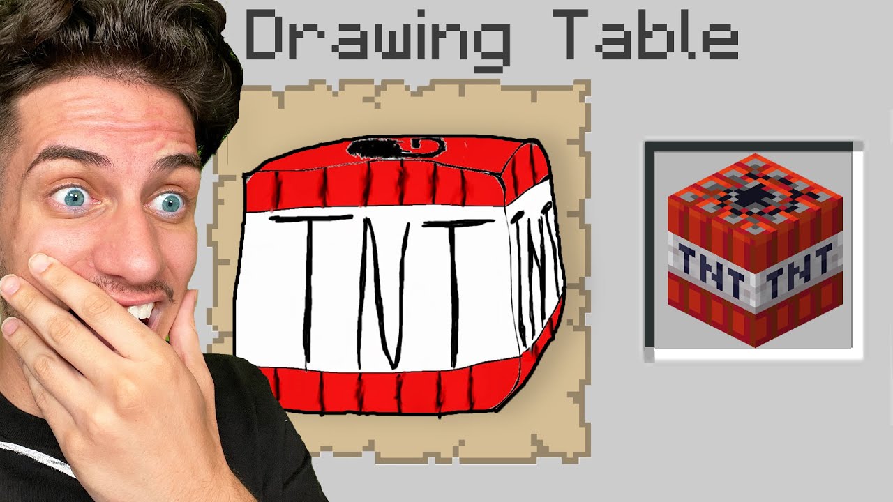Minecraft, But Every ITEM You DRAW You'll GET! - YouTube