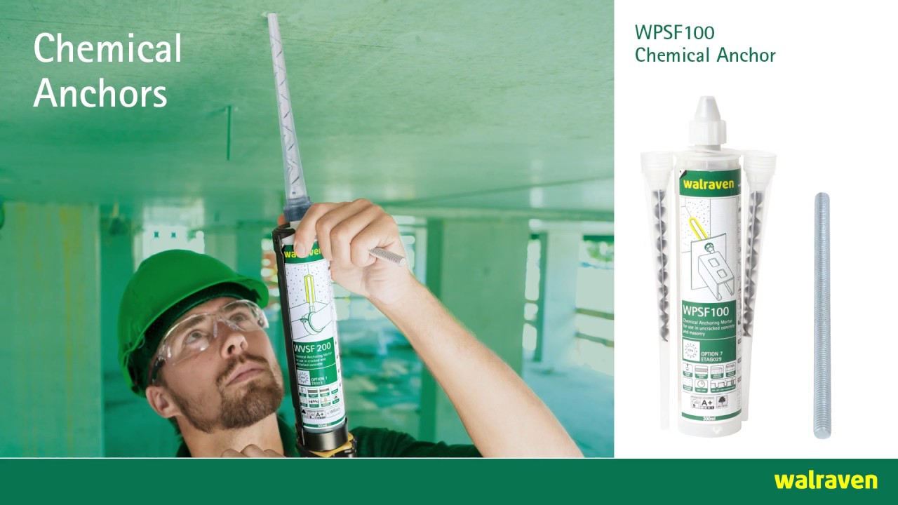 Walraven WPSF100 Chemical Anchor in Perforated Brick - YouTube