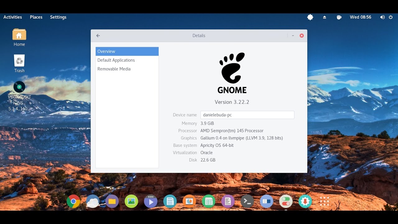 Apricity OS 11.2016 GNOME Installation and Overview - YouTube