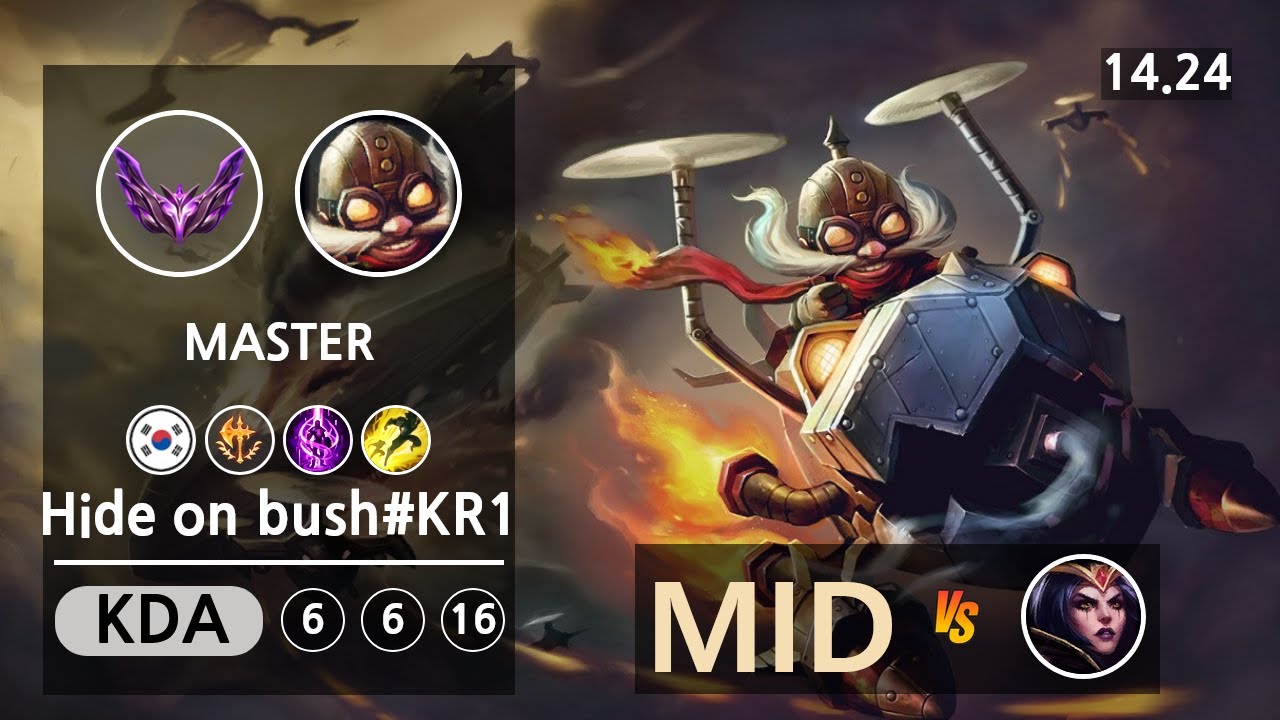 롤 마스터 미드 코르키 Faker 페이커 Hide On Bush Kr1 Patch 14 24 Youtube