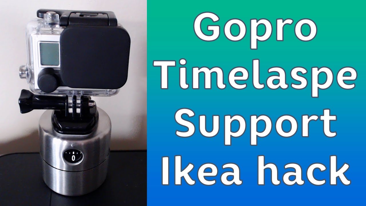 DIY Gopro Timelapse Support IKEA Timer Ordning Hack Photography - YouTube