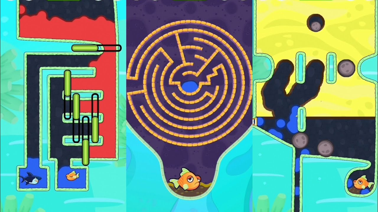 Save the Fish 381-385 Levels - YouTube