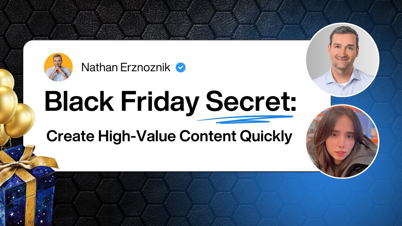 Black Friday Content Secrets That Changes Everything - YouTube