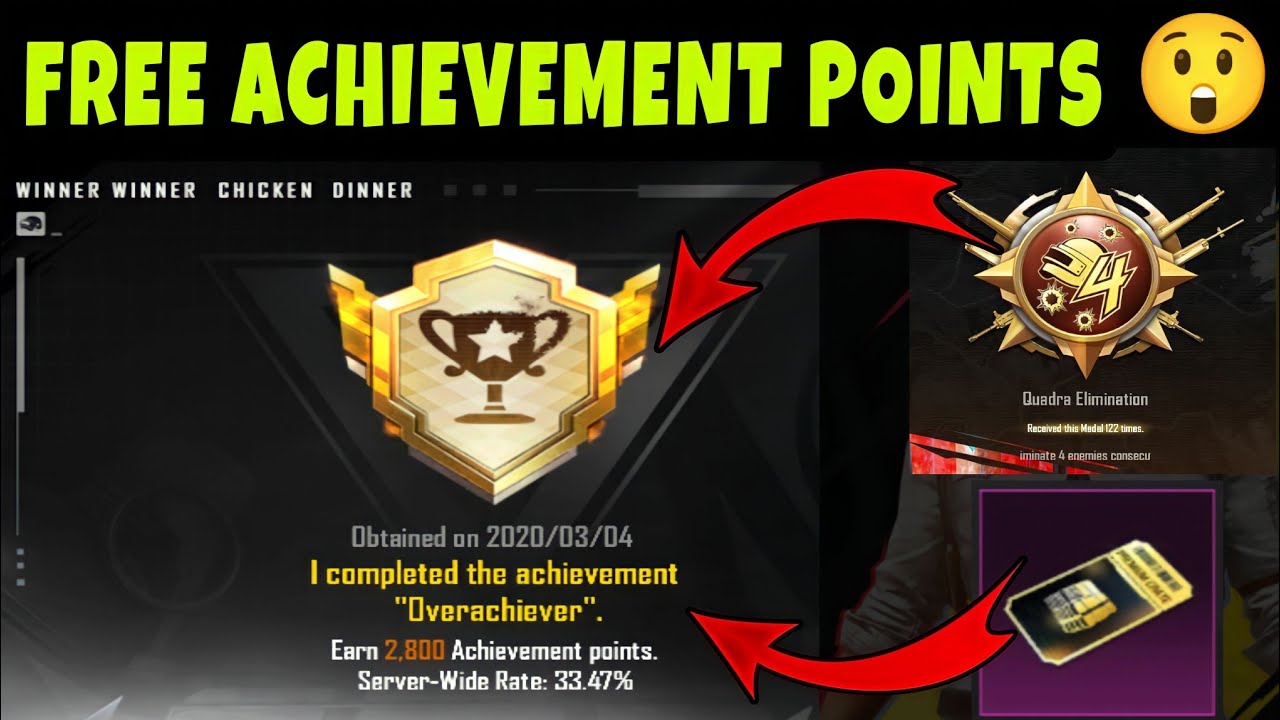 How to Get Free 430 Achievement Points 😲 | How to get Overachiever ...