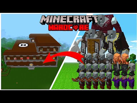 I ATTACK THE 5 KING EVOKER AND ZOMBIE, SKELETON,PILLAGER,,WITCH,WITHER ...