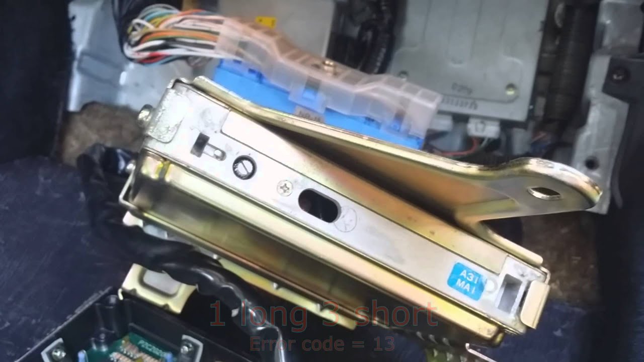 300Zx Read error code ( Z32 ) - YouTube