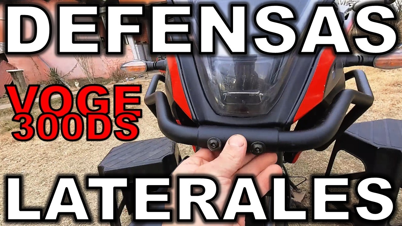 INSTALO DEFENSAS LATERALES - VOGE 300 DS - YouTube