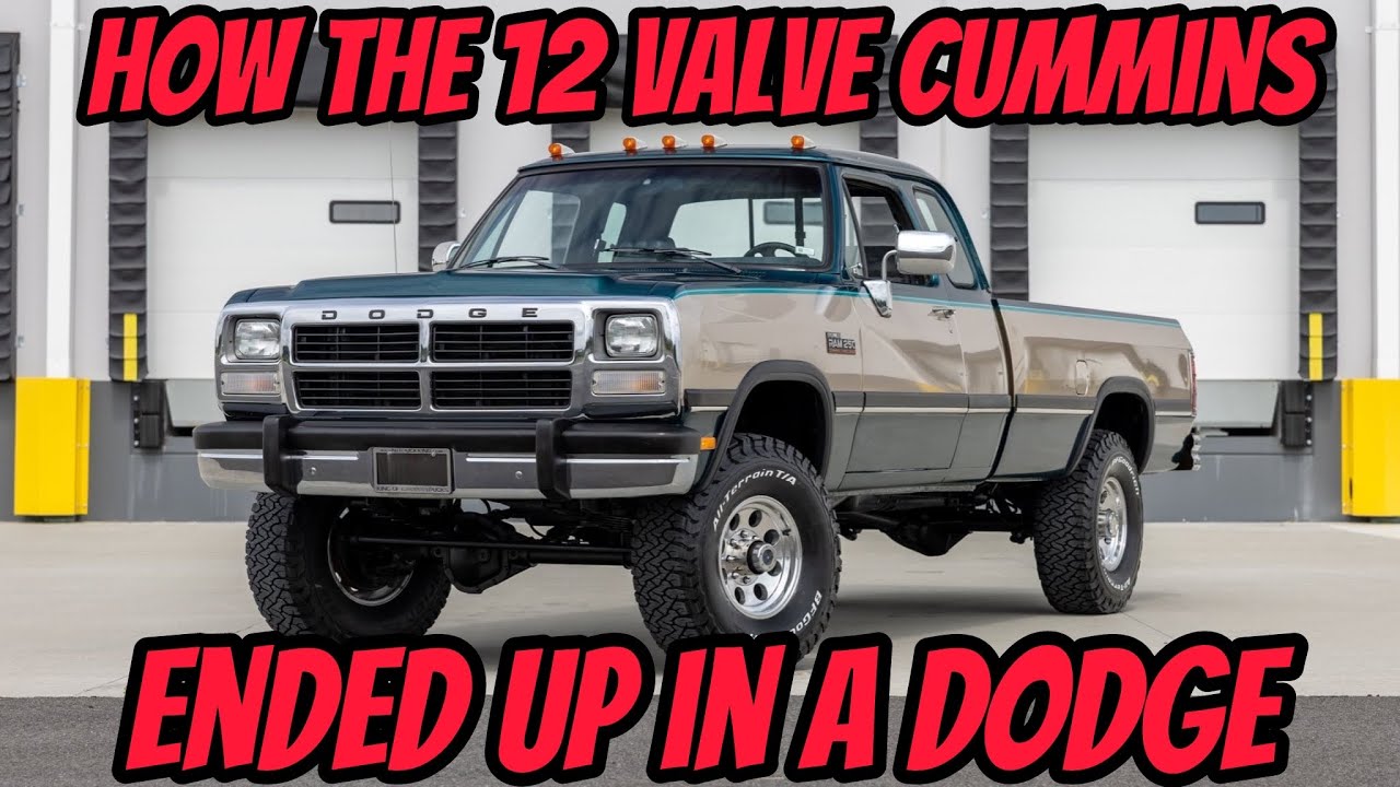 The STORY Behind How the 12 Valve Cummins Ended up in a DODGE Pickup ...