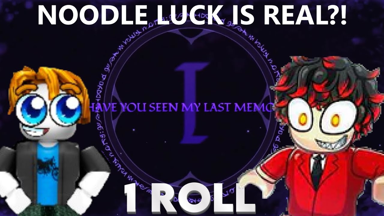 Is *Noodle Luck* REAL? 🤔 | Sols Rng (Roblox) - YouTube