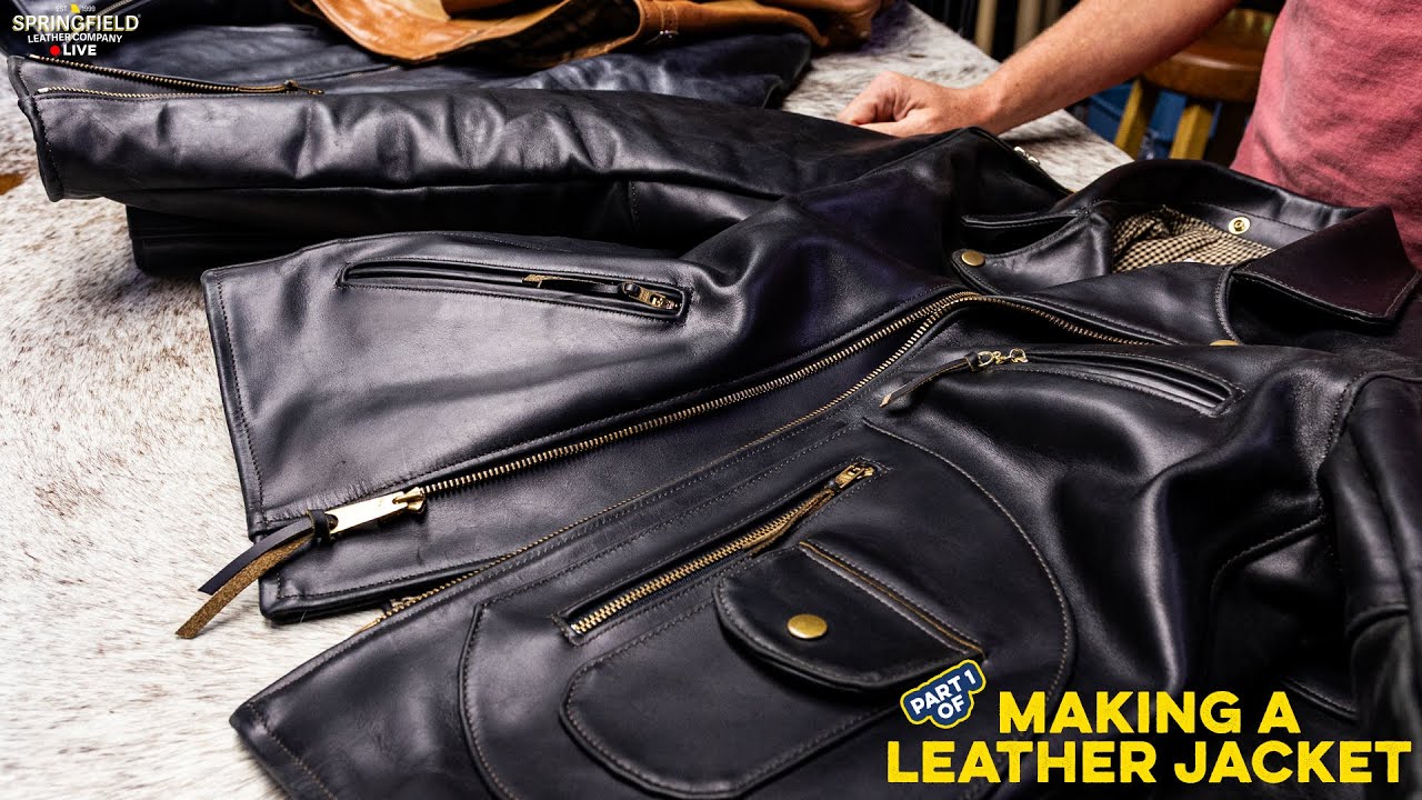 Making A Leather Jacket - Part 1 - YouTube