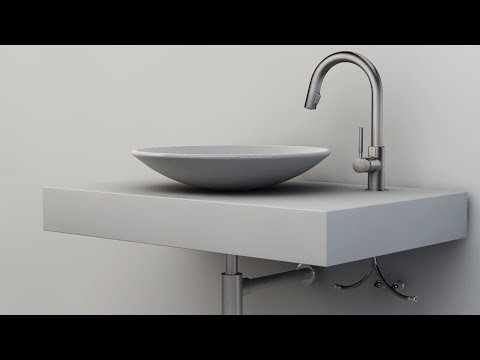 Montaje encimeras espesor 10 cm / Installation of a countertop (10 cm thick)