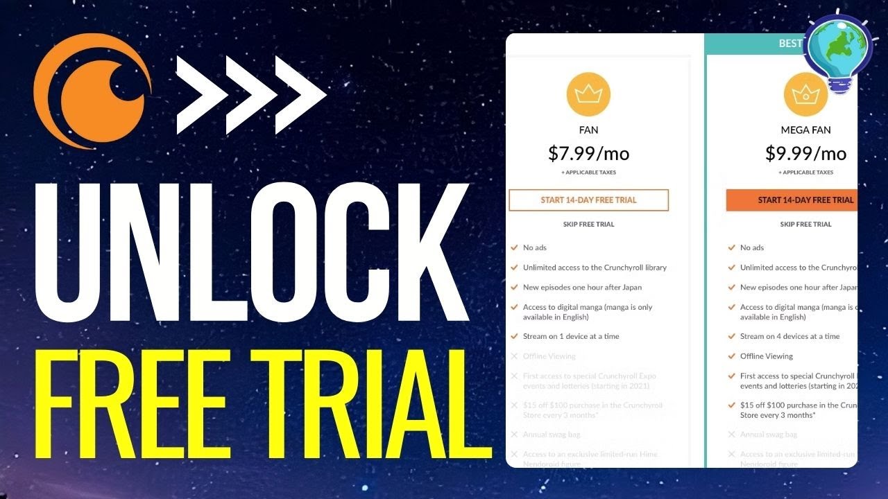 How to Get Free Trial for Crunchyroll (2024 Update) - YouTube
