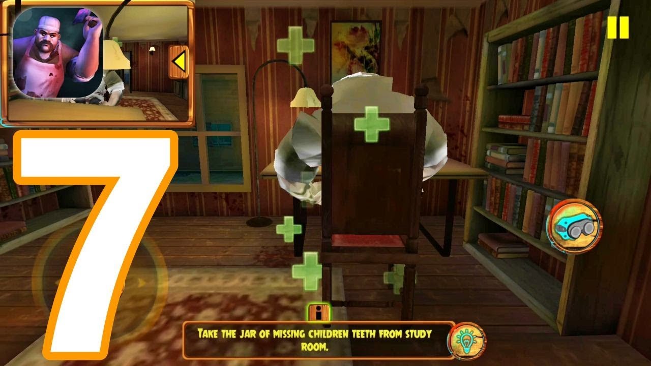 Scary Butcher 3D - Study Room Prank - Gameplay Walkthrough 2019 FHD ...