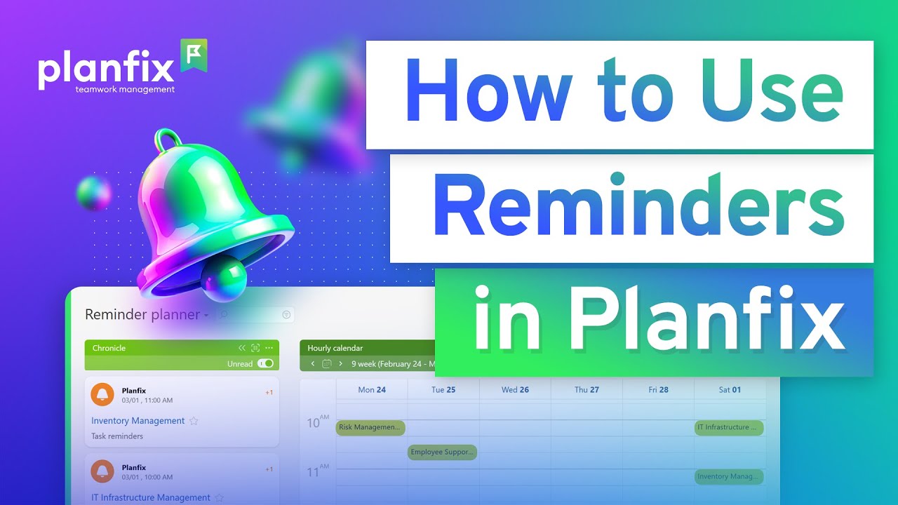 How to Use Reminders in Planfix | Step-by-step Guides - YouTube