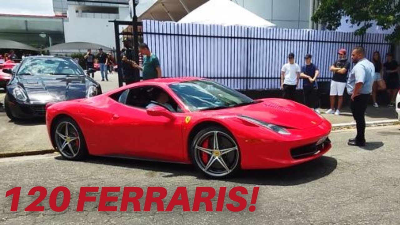 MAIOR ENCONTRO DE FERRARI EM SÃO PAULO EM 2021 | FERRARIS MAIS ...