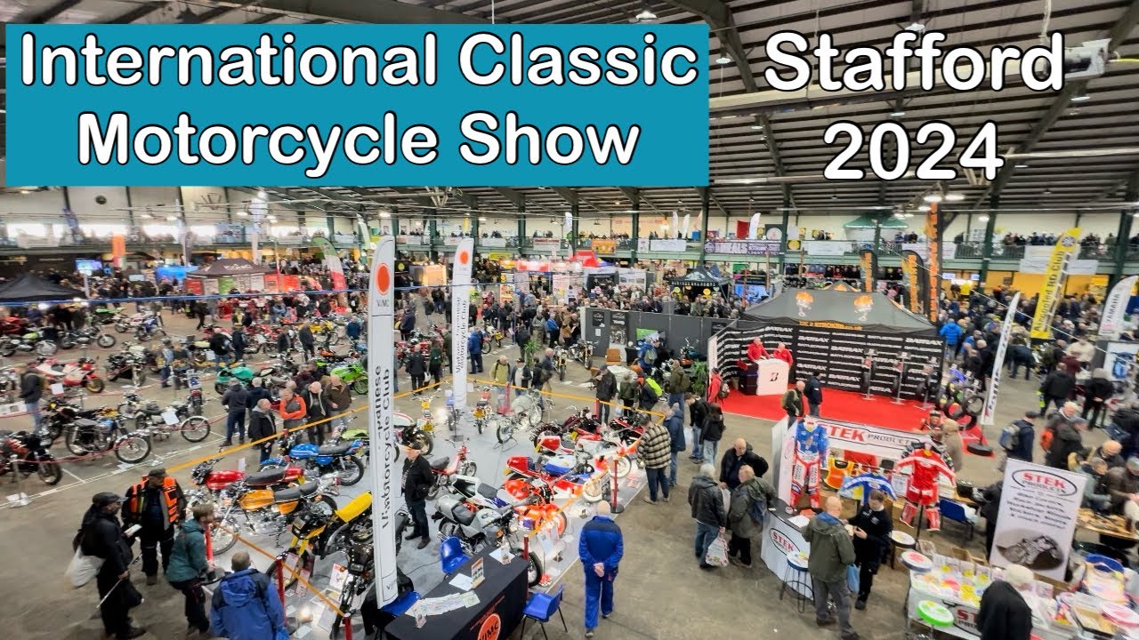 International Classic Motorcycle Show Stafford 2024 - YouTube