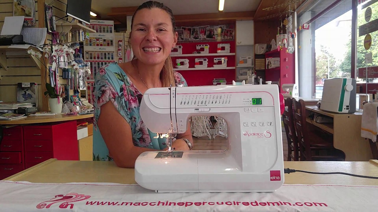 Recensione macchina per cucire Elna eXperience 520s - 520 - YouTube