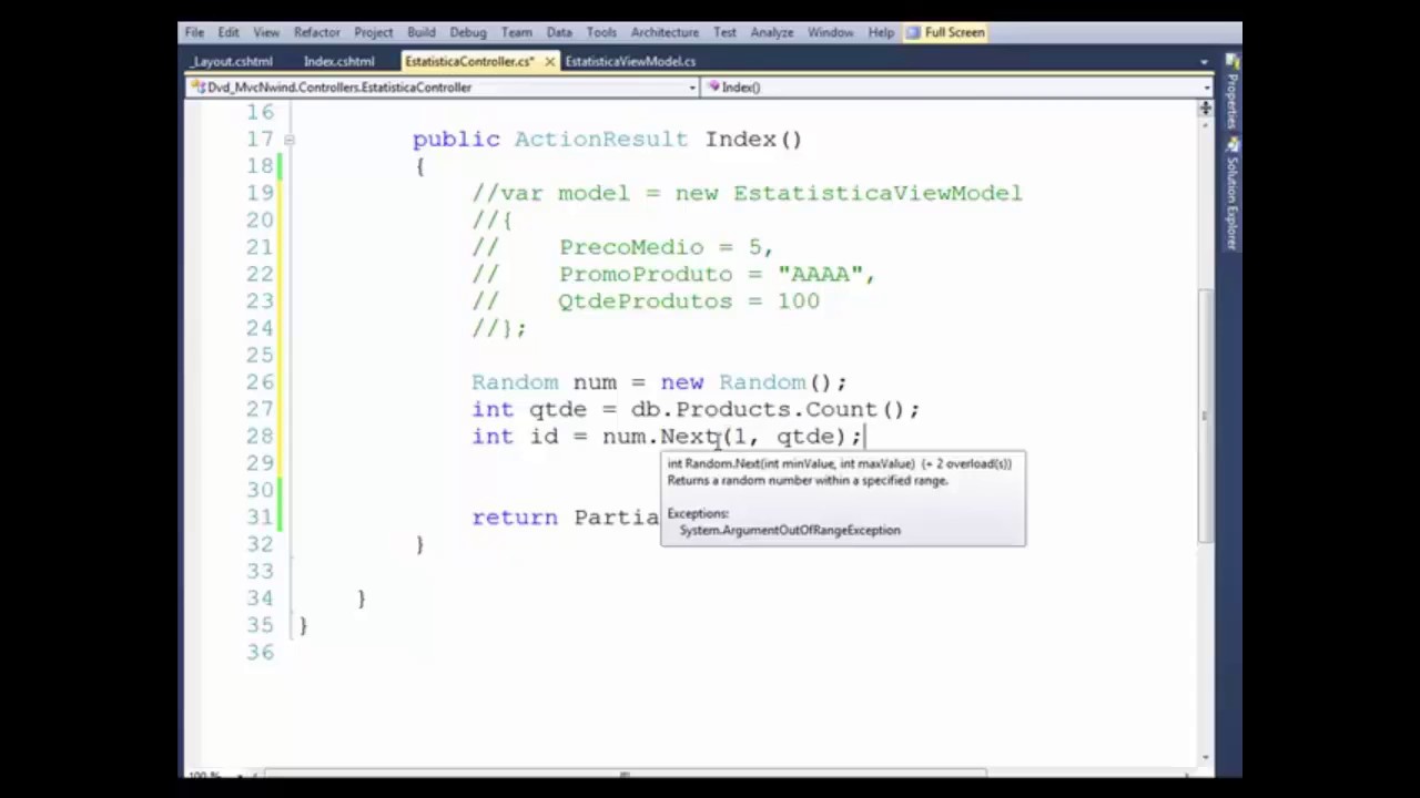 Viewmodel E Partial View Youtube