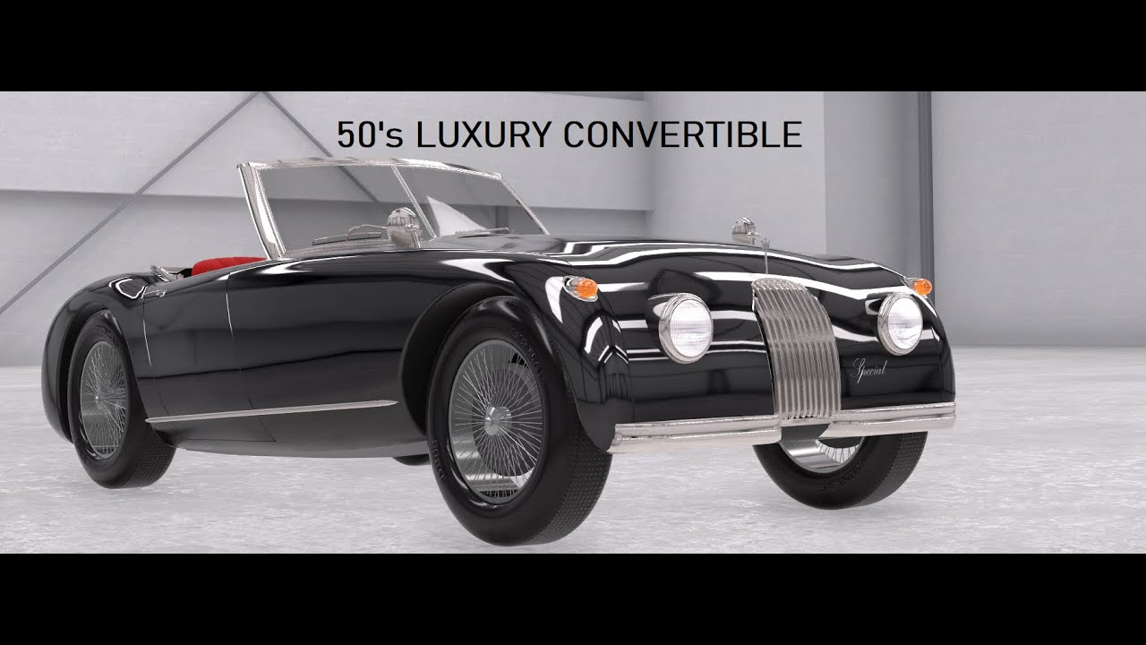 50's BEAUTIFUL HAND BUILT LUXURY CONVERTIBLE (Automation/BeamNG) - YouTube