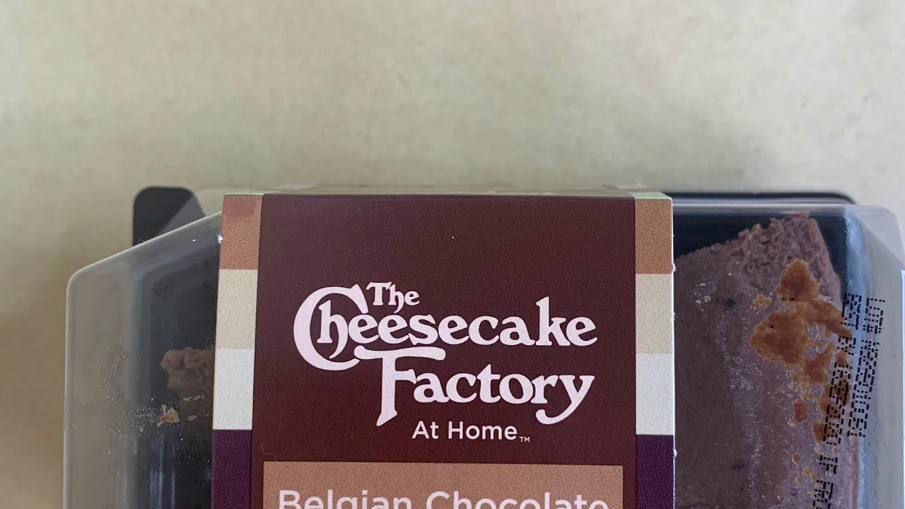 Belgian Chocolate Cheesecake by Cheese cake Factory - YouTube