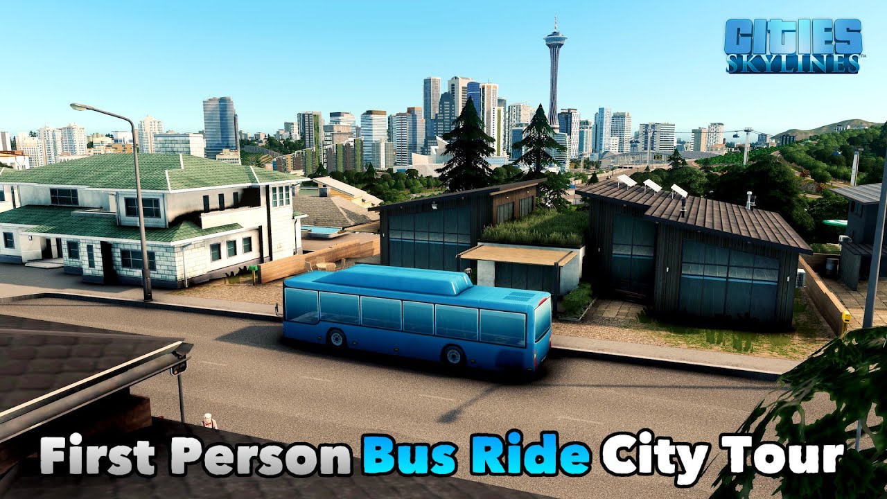 Realistic First Person Bus Ride City Tour through the whole city (60k ...