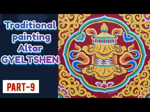 Traditional painting || Alter || GYELTSHEN || Part-9 - YouTube